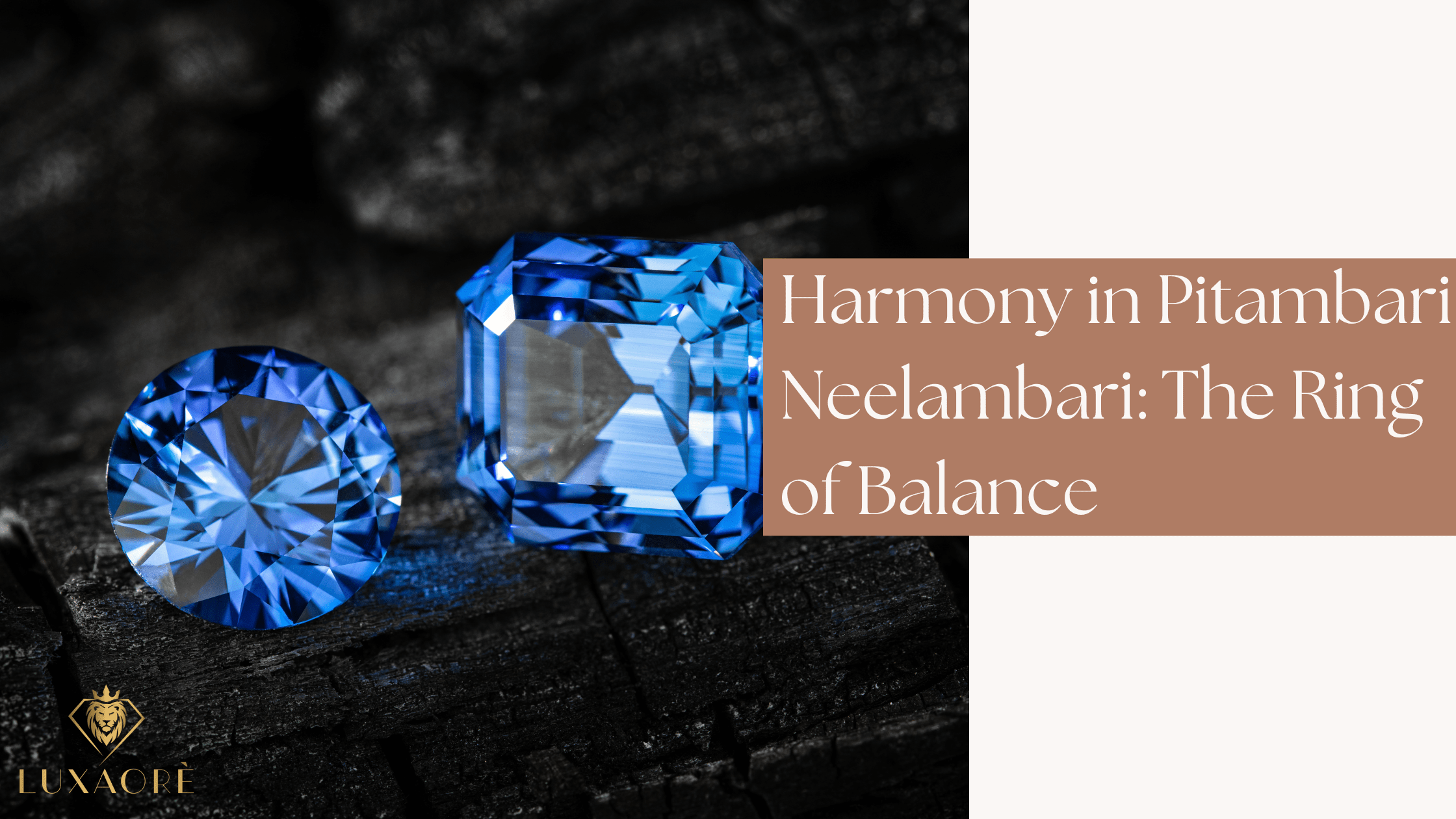 Balance and Brilliance: Pitambari Neelambari Ring- Luxaore