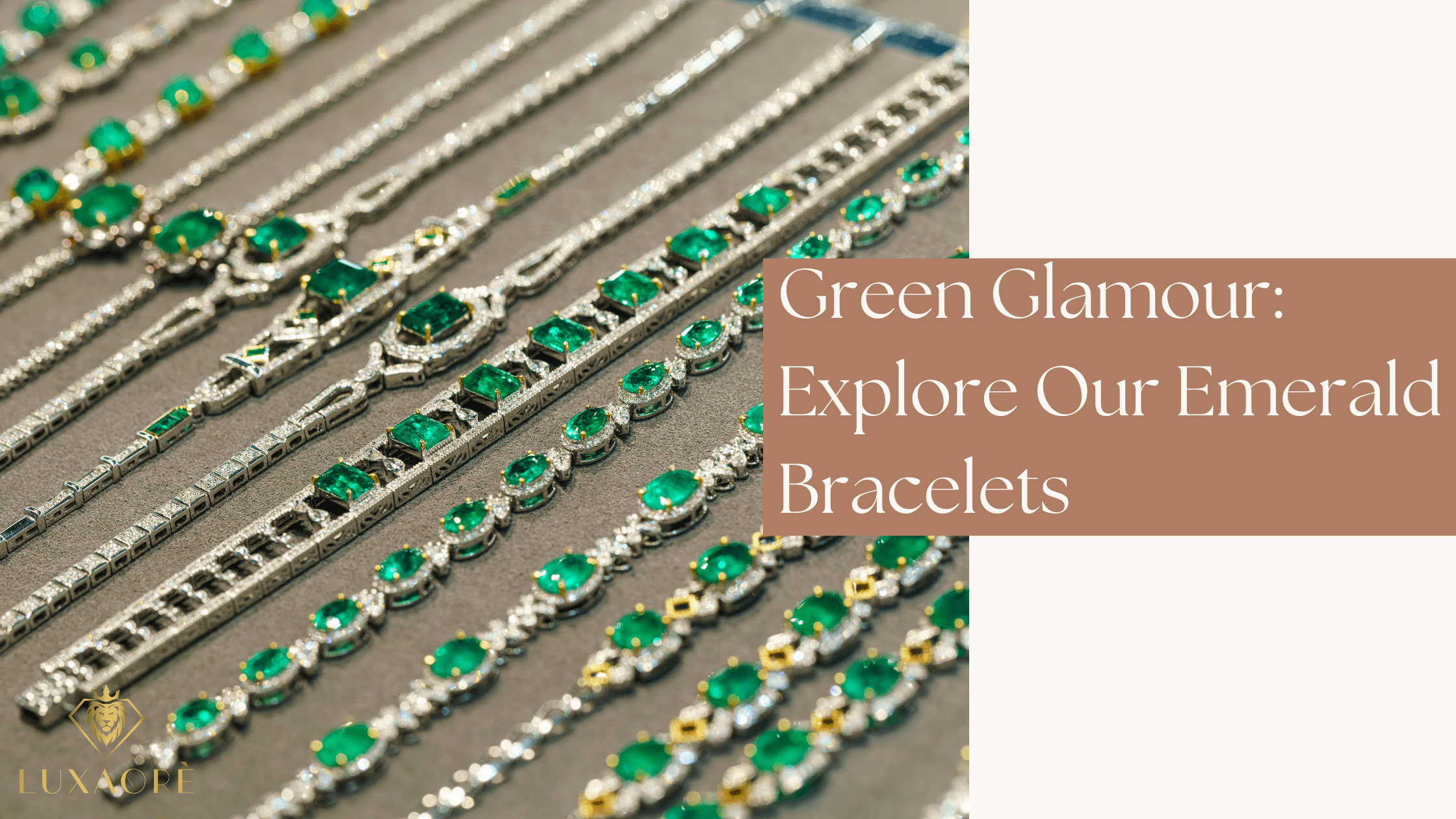 Timeless Elegance: Emerald Bracelet Collection- Luxaore
