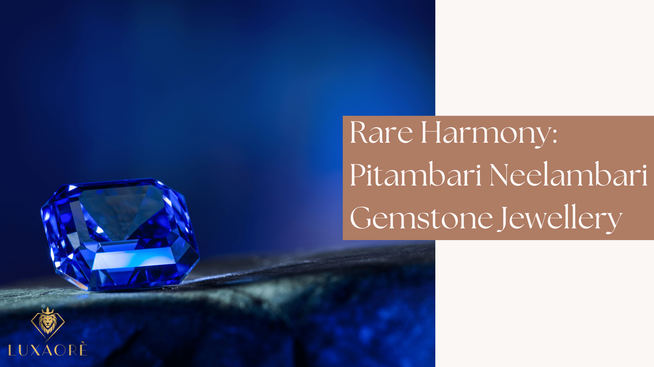 Dual Radiance: Pitambari Neelambari Gemstone - Luxaore